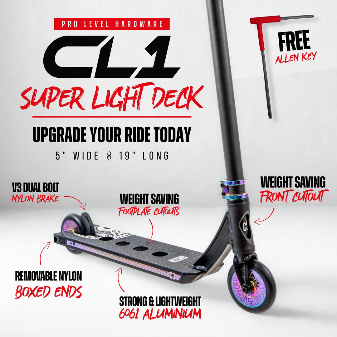 CORE CL1 Complete Stunt Scooter - Black/Neo LE – Rampworld