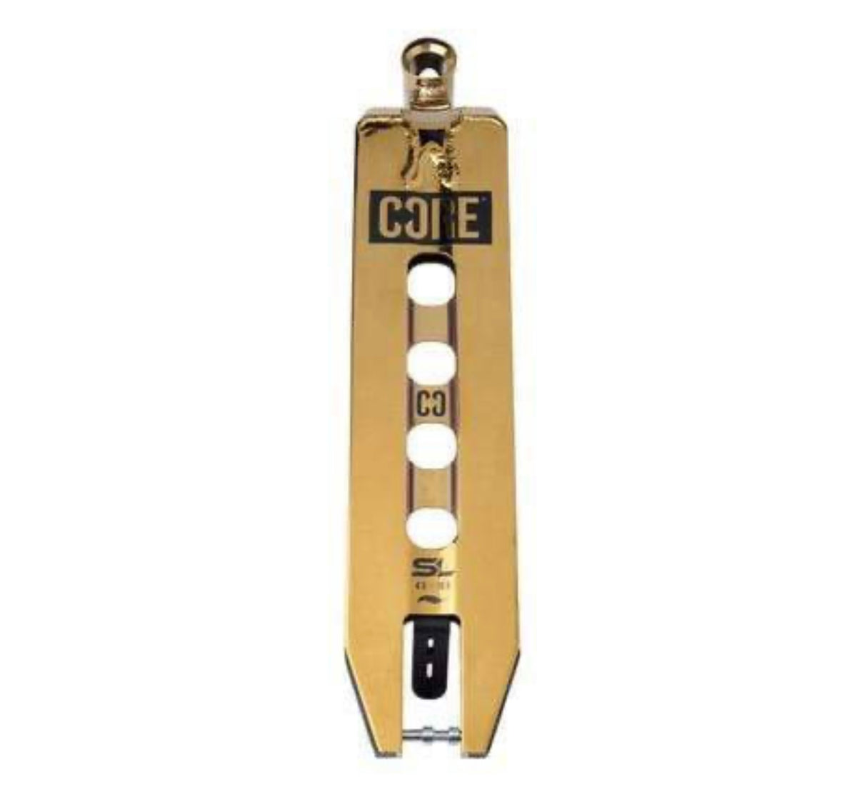 CORE SL1 SCOOTER DECK 19.5 X 4.5 – NEO GOLD – Rampworld